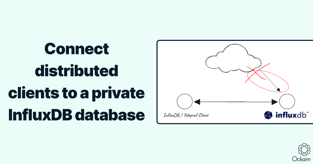 Connect Distributed Clients To A Private Influxdb Database